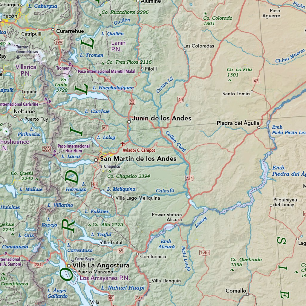 America Southern Cone - South Sheet Map by FOCUS | Avenza Maps