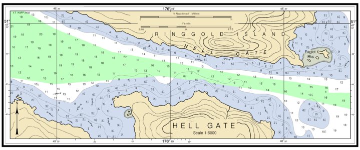 Hell Gate Map by National Oceanographic & Atmospheric Administration (NOAA) | Avenza Maps