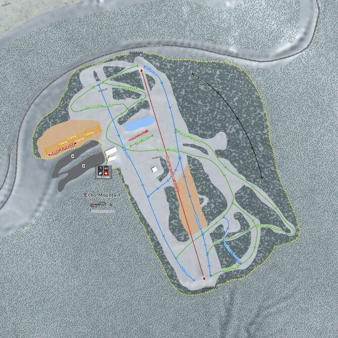 Echo Mountain Resort Map by Mapsynergy | Avenza Maps