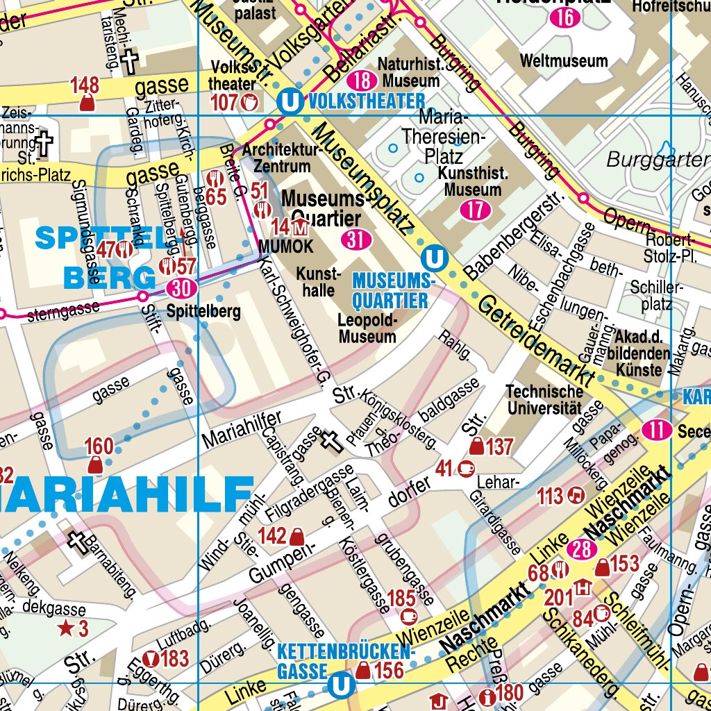 Citymap Vienna PLUS 2023 Map by Reise Know-How Verlag Peter Rump GmbH | Avenza Maps