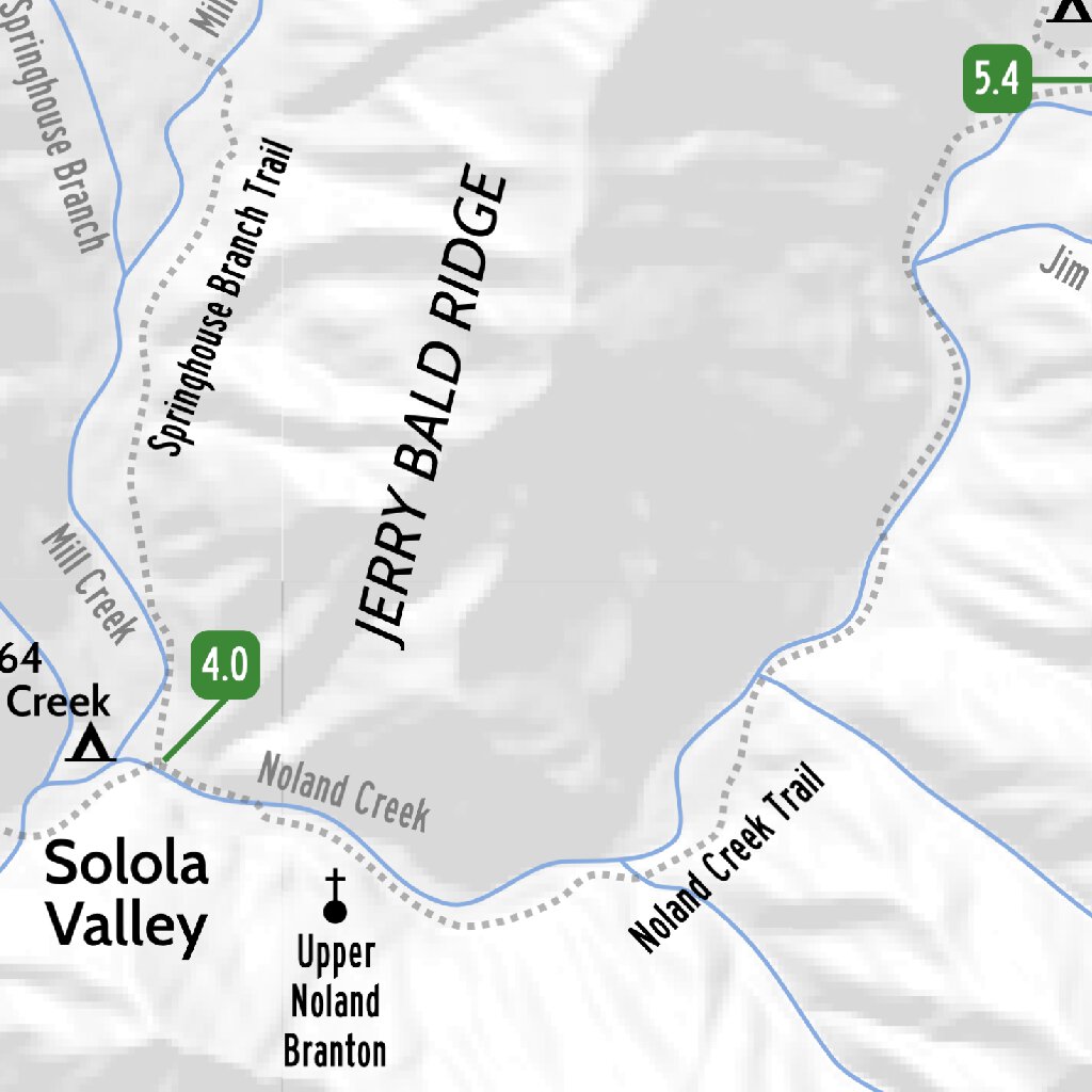 Forney and Noland Creeks - GSMNP - Fly Field Guides Map by Fly Field Guides | Avenza Maps