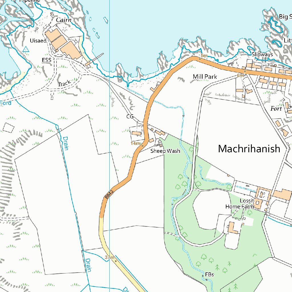 South Kintyre Ward 2 (1:10,000) Map by UK Topographic Maps | Avenza Maps