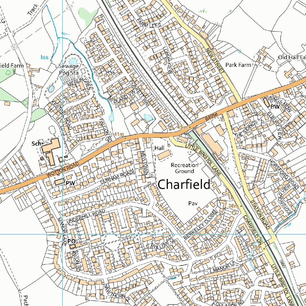 Charfield Ward 1 (1:10,000) Map by UK Topographic Maps | Avenza Maps