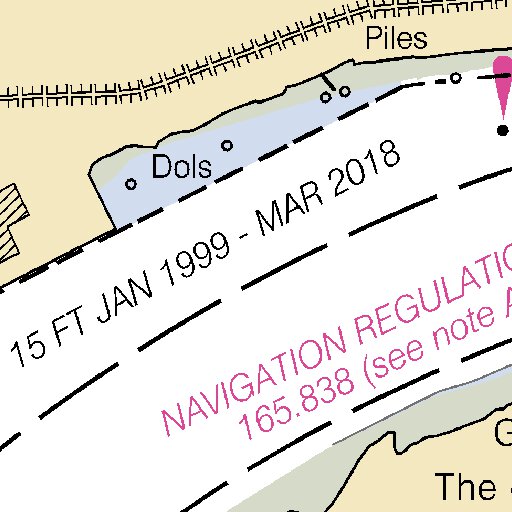 New Orleans Hbr Inset 1 Cont Of Mississippi Rvr Map by National Oceanographic & Atmospheric ...