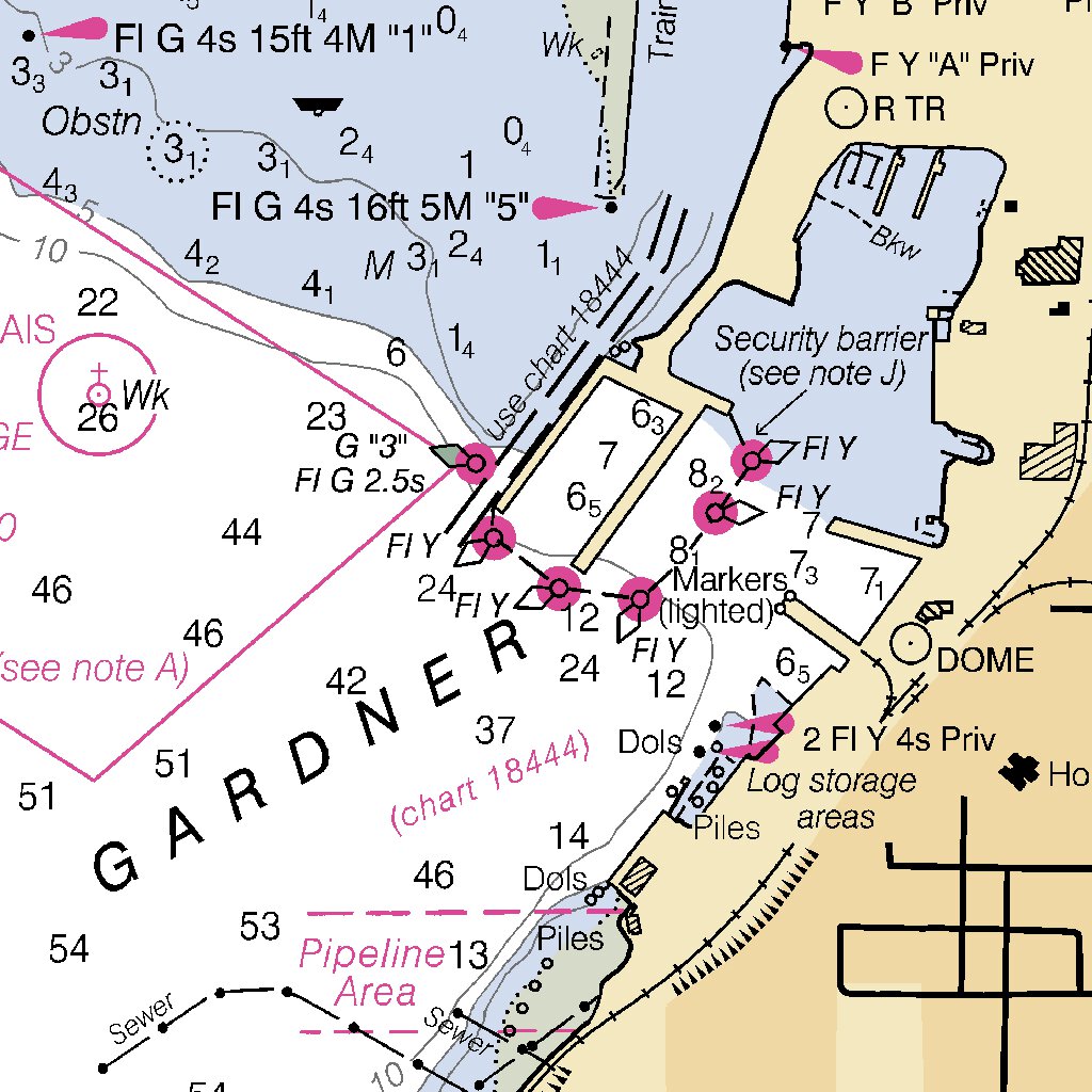 Approaches To Everett Map by National Oceanographic & Atmospheric Administration (NOAA) | Avenza ...