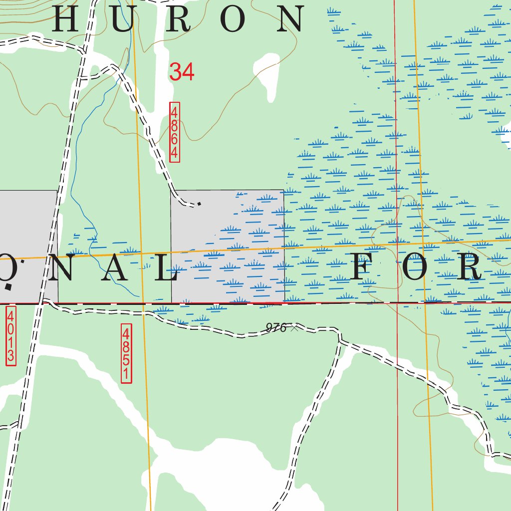 McKinley, MI FSTopo Legacy Map by US Forest Service - Topo | Avenza Maps