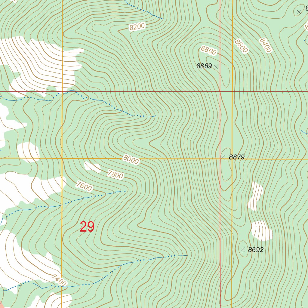 Mosquito Creek, NV FSTopo Legacy Map by US Forest Service - Topo | Avenza Maps