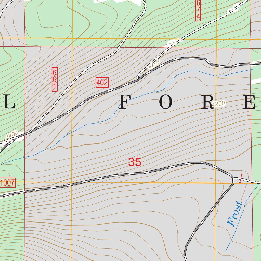 Roman Nose, ID FSTopo Legacy Map by US Forest Service - Topo | Avenza Maps