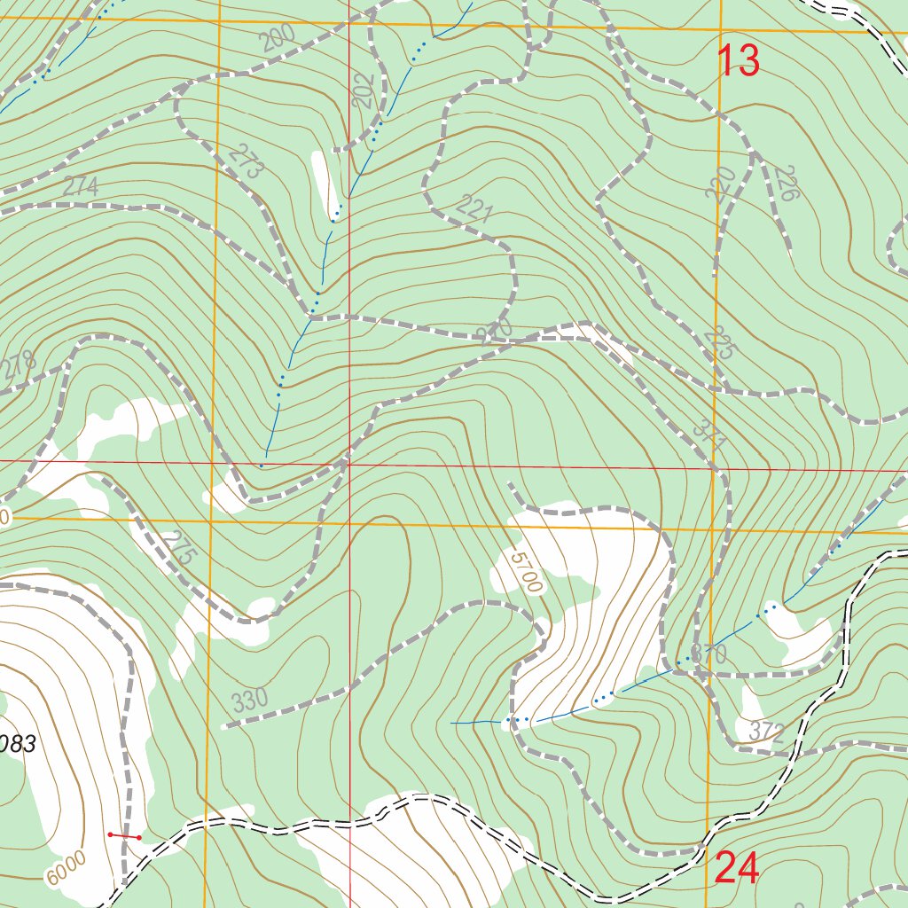 Tea Table Mountain, OR FSTopo Legacy Map by US Forest Service - Topo | Avenza Maps