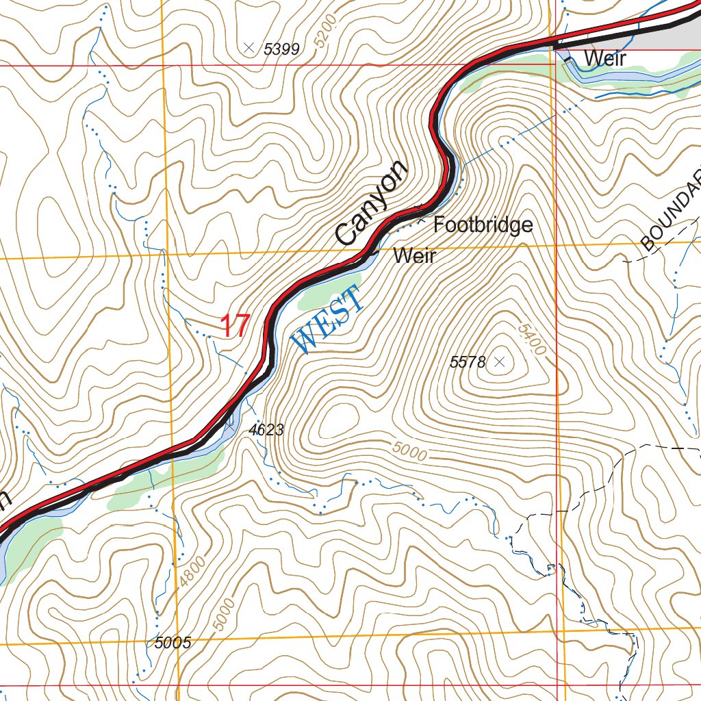 Wilson Canyon, NV FSTopo Legacy Map by US Forest Service - Topo | Avenza Maps