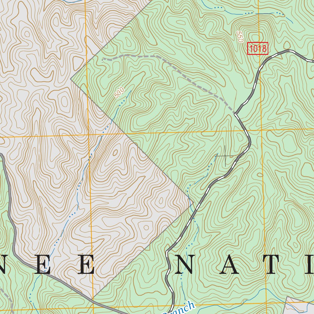 Berner, GA FSTopo Map by US Forest Service - Topo | Avenza Maps