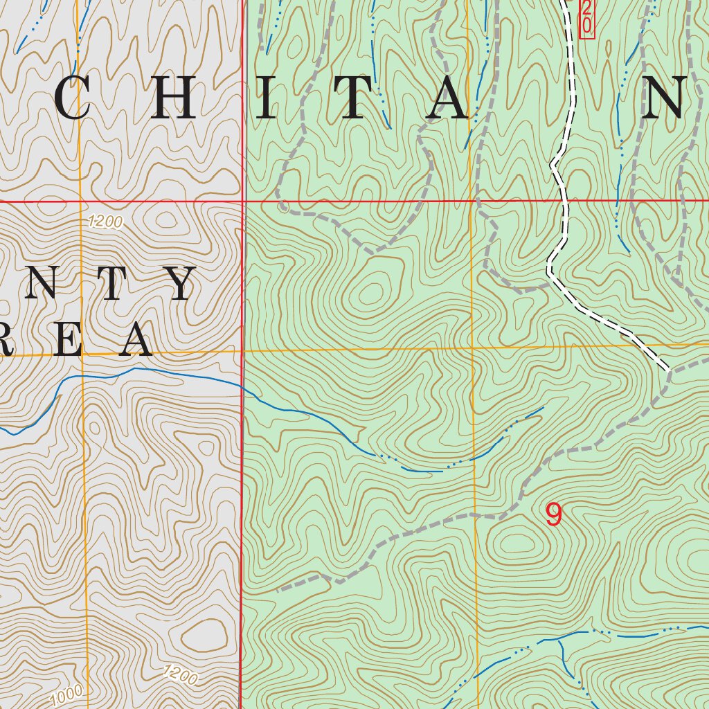 Big Hudson Creek, OK FSTopo Map by US Forest Service - Topo | Avenza Maps