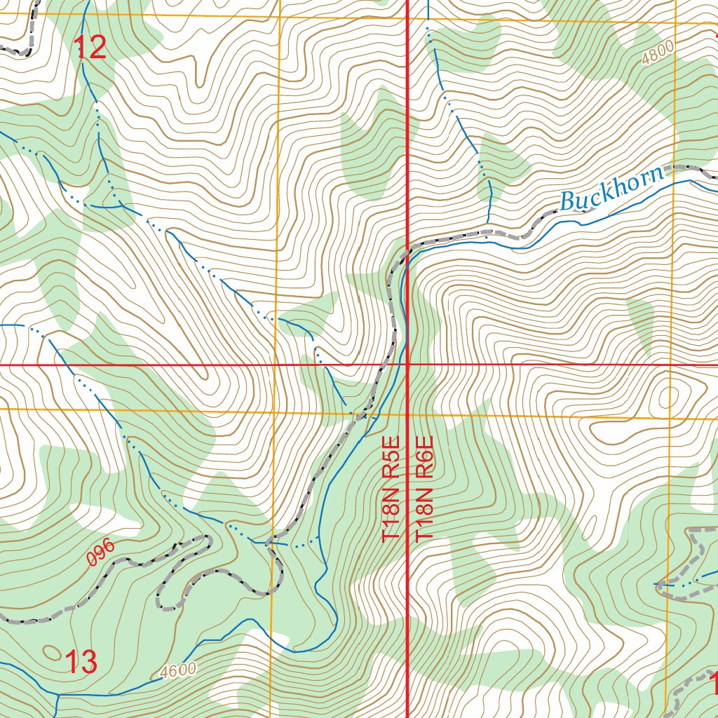 Fitsum Peak, ID FSTopo Map by US Forest Service - Topo | Avenza Maps