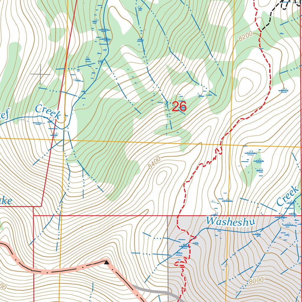Granite Chief, CA FSTopo Map by US Forest Service - Topo | Avenza Maps