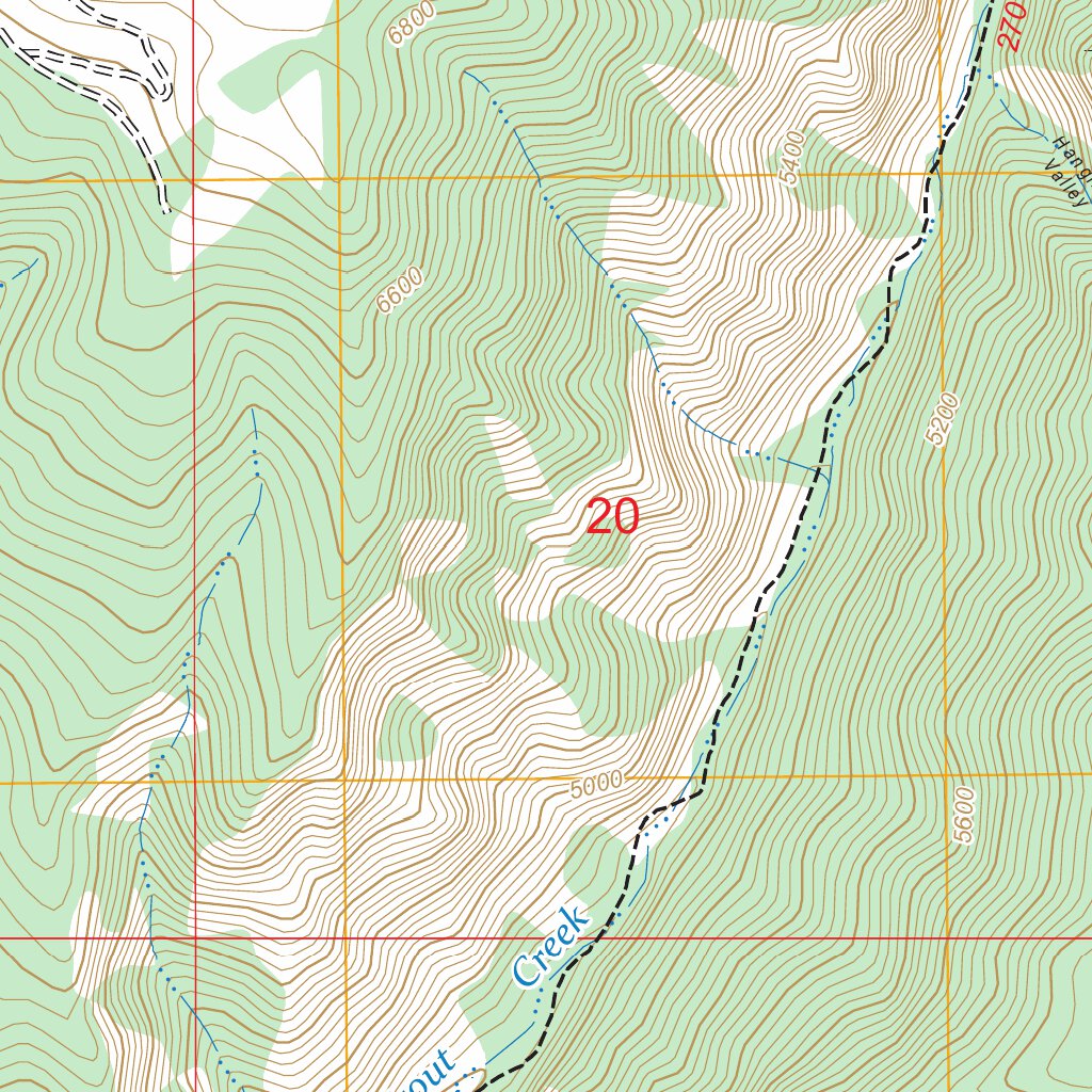 Hogback Mountain, MT FSTopo Map by US Forest Service - Topo | Avenza Maps
