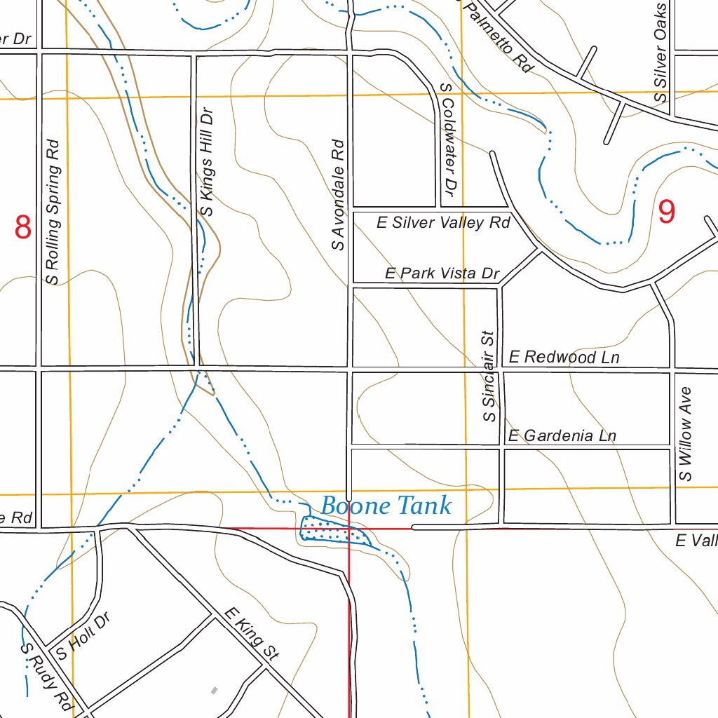 Molly Ann Draw, AZ FSTopo Map by US Forest Service - Topo | Avenza Maps