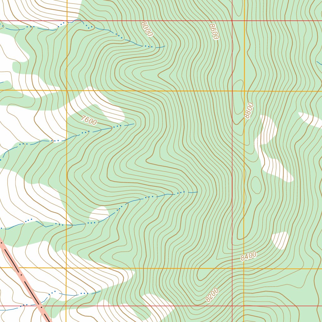 Mosquito Creek, NV FSTopo Map by US Forest Service - Topo | Avenza Maps