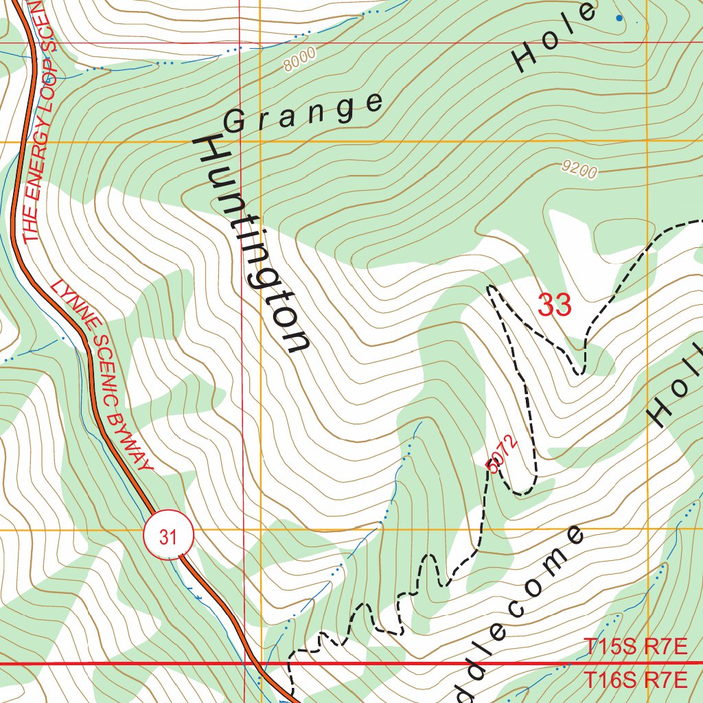 Rilda Canyon, UT FSTopo Map by US Forest Service - Topo | Avenza Maps