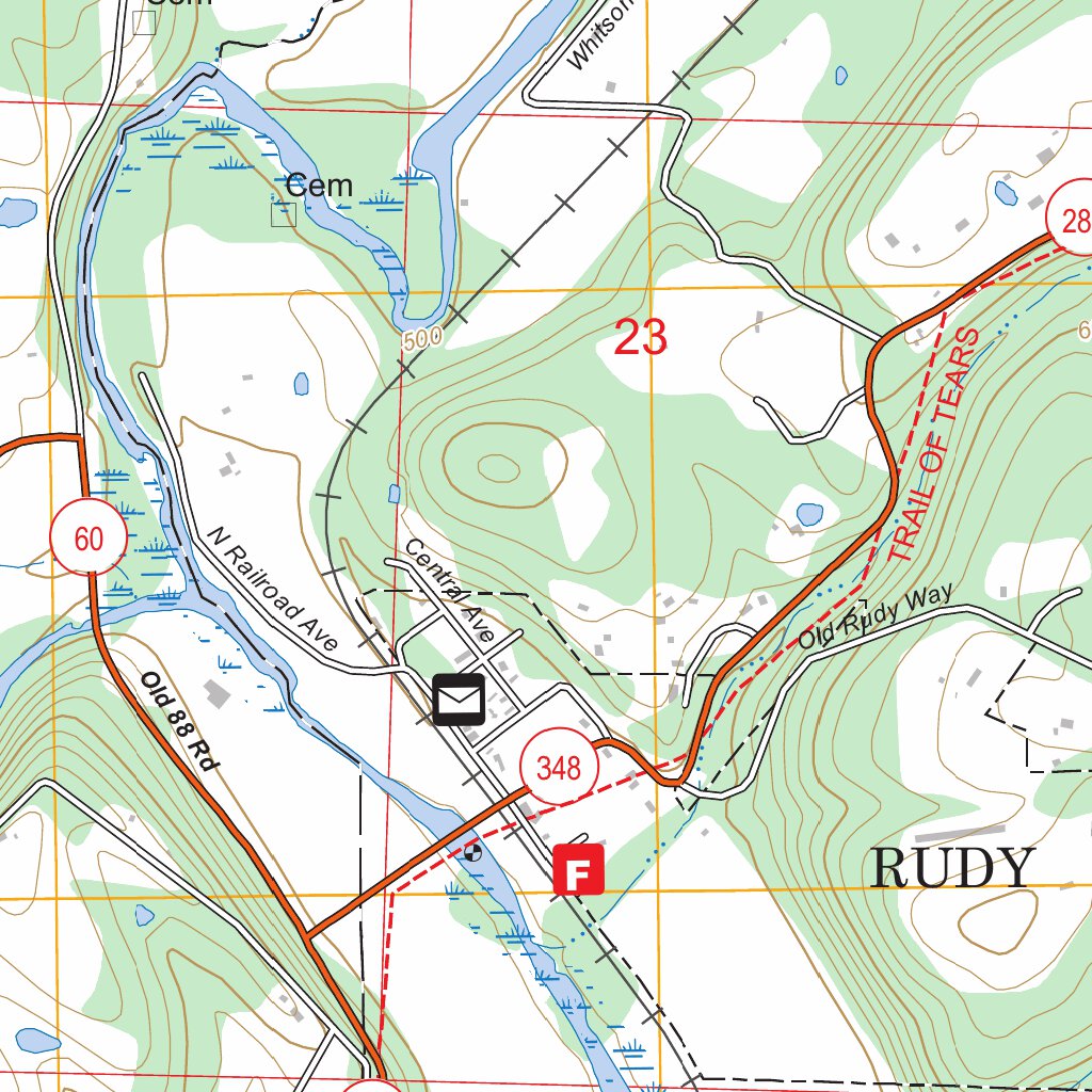 Rudy, AR FSTopo Map by US Forest Service - Topo | Avenza Maps
