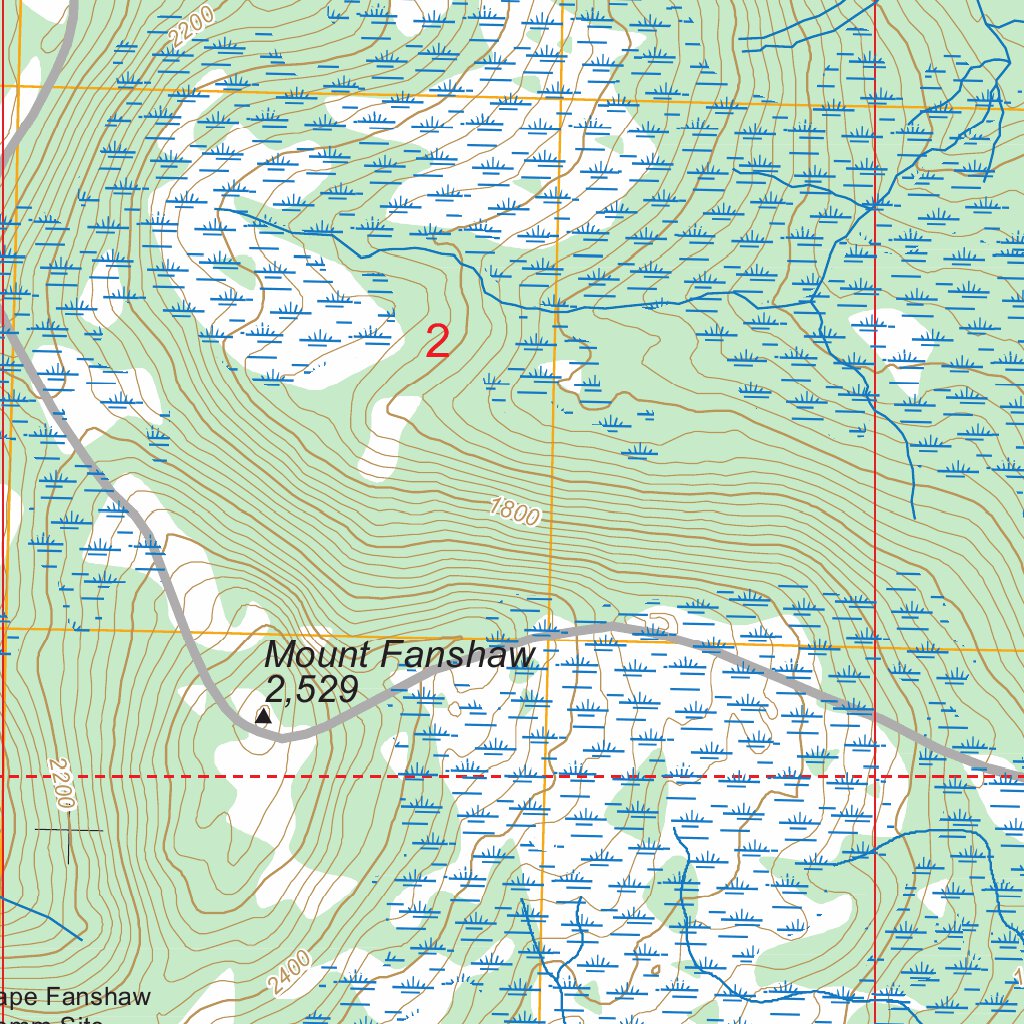 Sumdum A-5 NE, AK FSTopo Map by US Forest Service - Topo | Avenza Maps