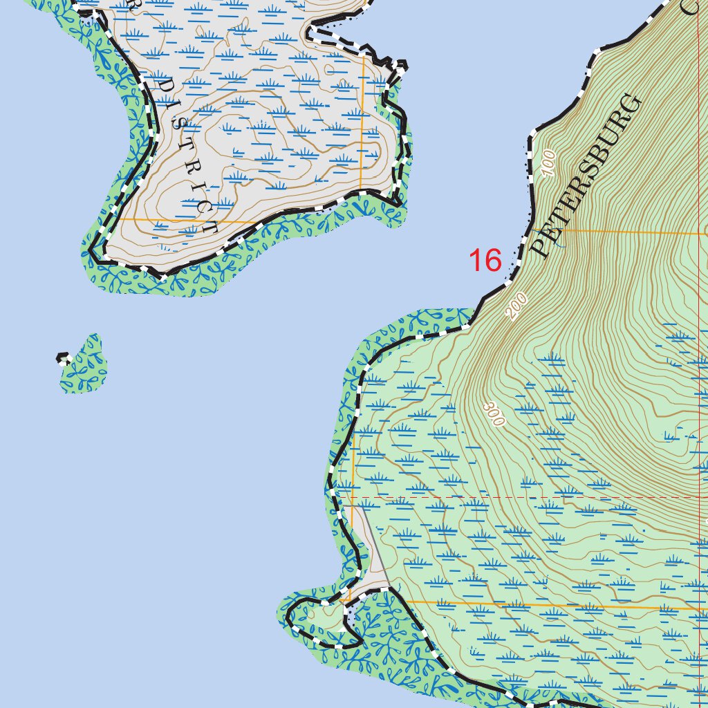 Sumdum A-4 SW, AK FSTopo Map by US Forest Service - Topo | Avenza Maps