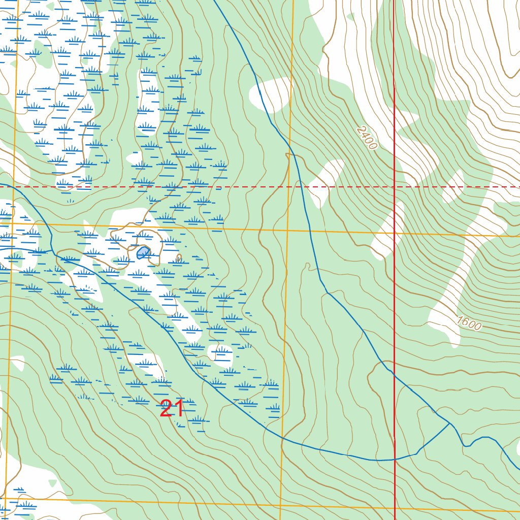 Sumdum B-4 SW, AK FSTopo Map by US Forest Service - Topo | Avenza Maps