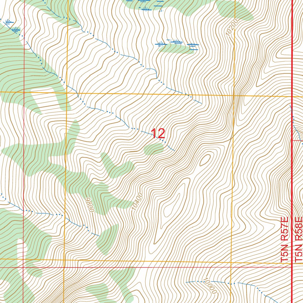 Troy Canyon, NV FSTopo Map by US Forest Service - Topo | Avenza Maps