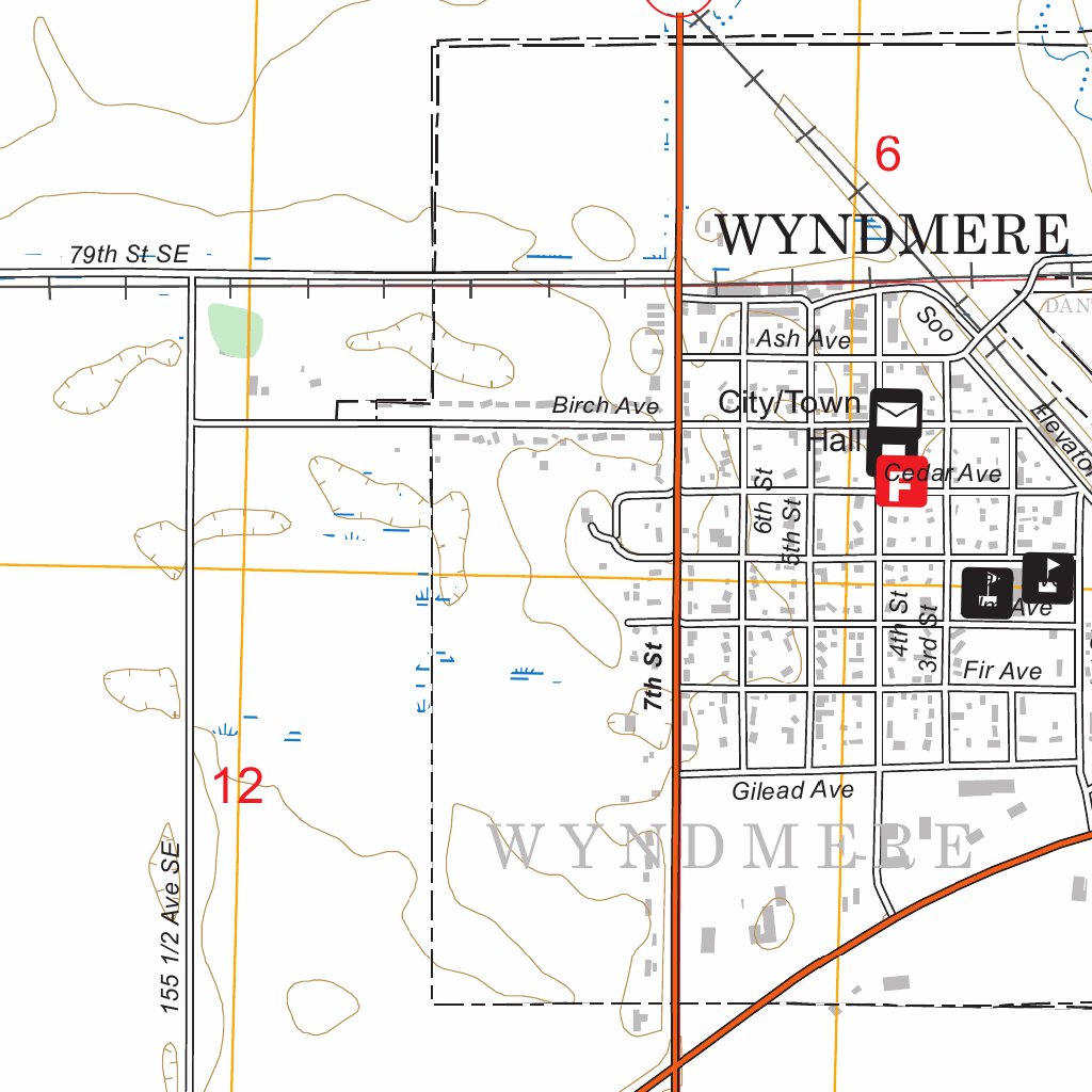 Wyndmere, ND FSTopo Map by US Forest Service - Topo | Avenza Maps