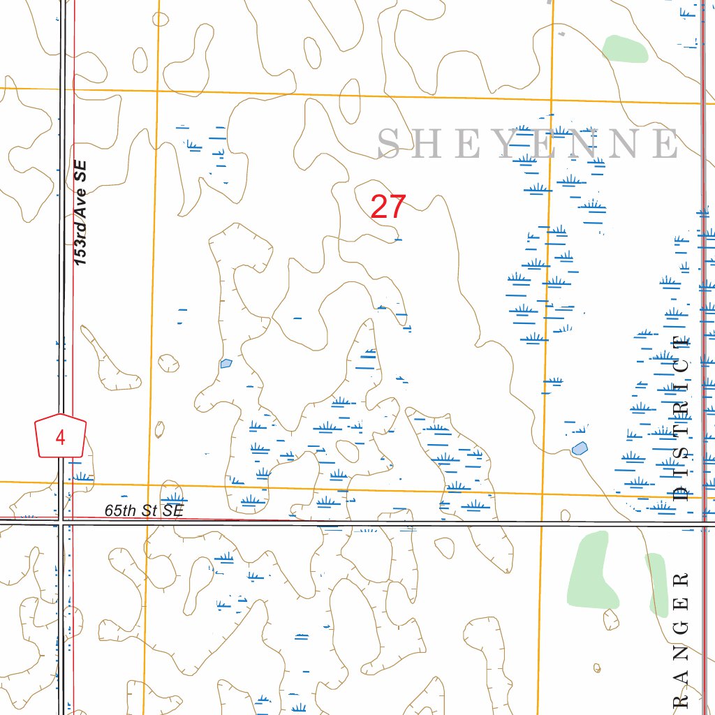 Wyndmere NW, ND FSTopo Map by US Forest Service - Topo | Avenza Maps