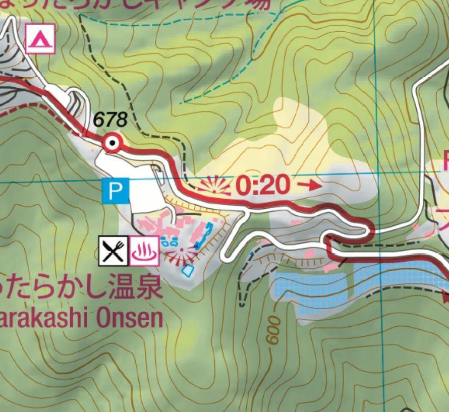 Tana-yama 棚山 Hiking Map (Chubu, Japan) 1:20,000 by Japanwilds.org | Avenza Maps