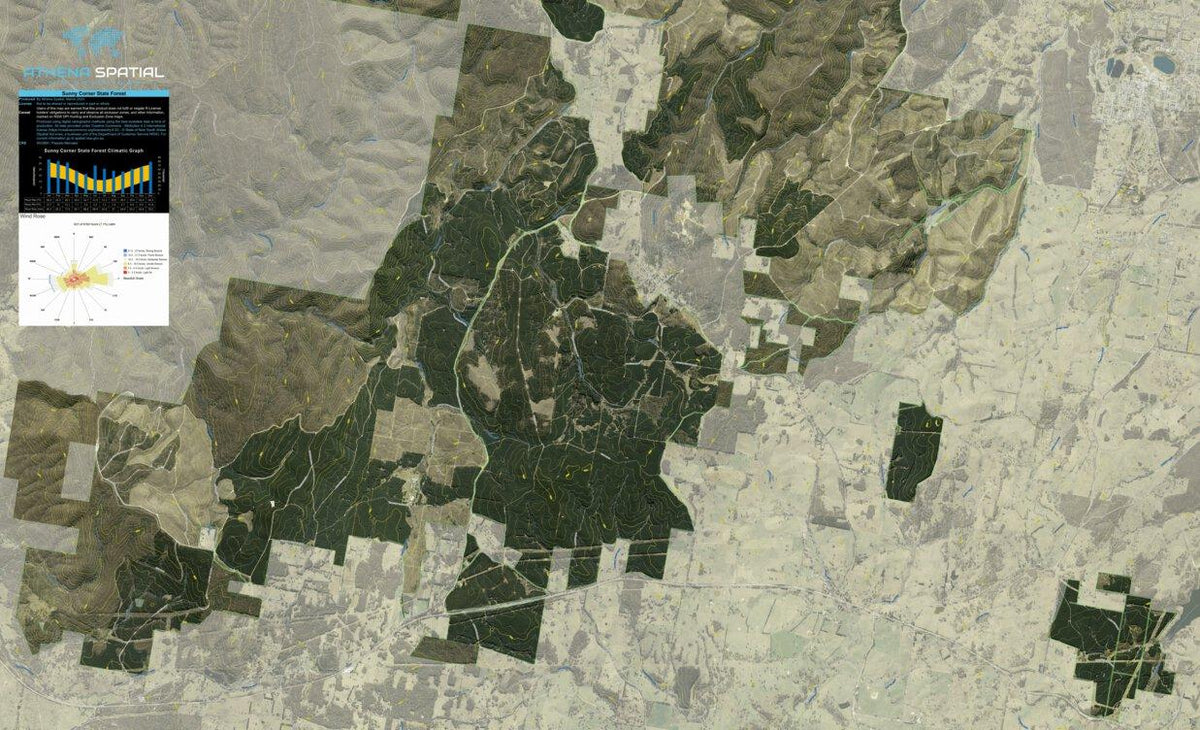 Sunny Corner State Forest 2024 - Complete (Bundle) Map by Athena Spatial | Avenza Maps