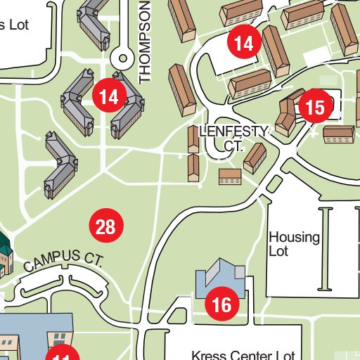 Campus Map - University of Wisconsin-Green Bay by Avenza Systems Inc. | Avenza Maps
