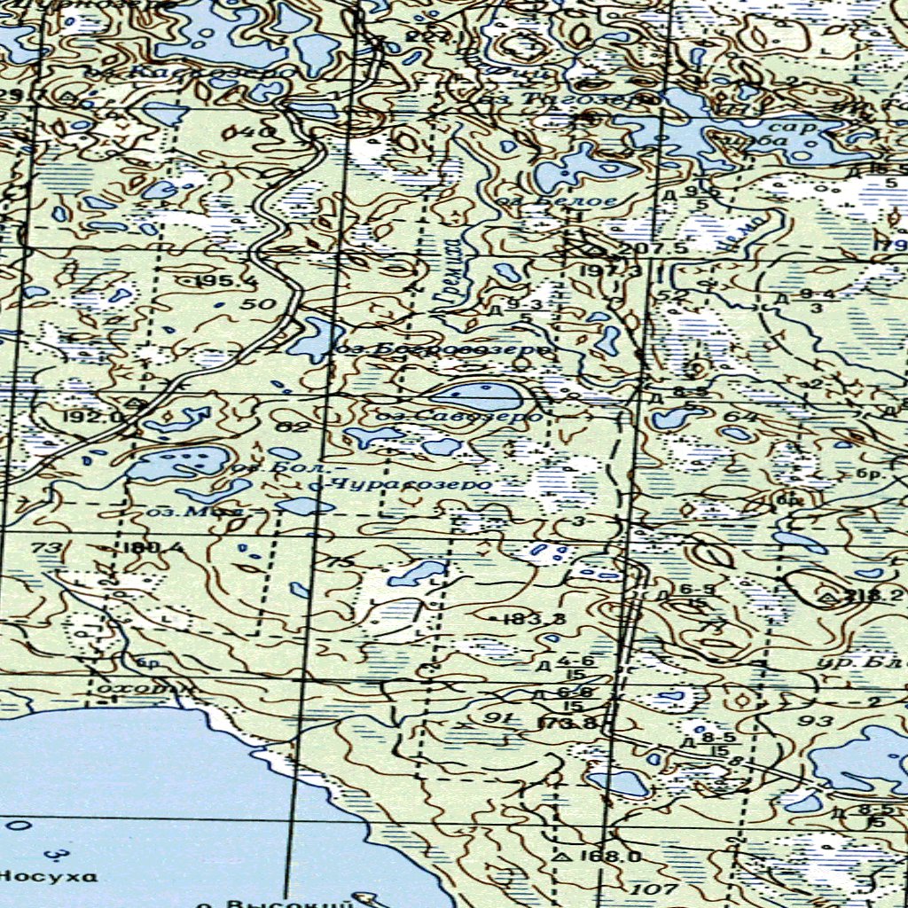 Soviet Genshtab Map P36 047 048 1992 Russia By Avenza Systems