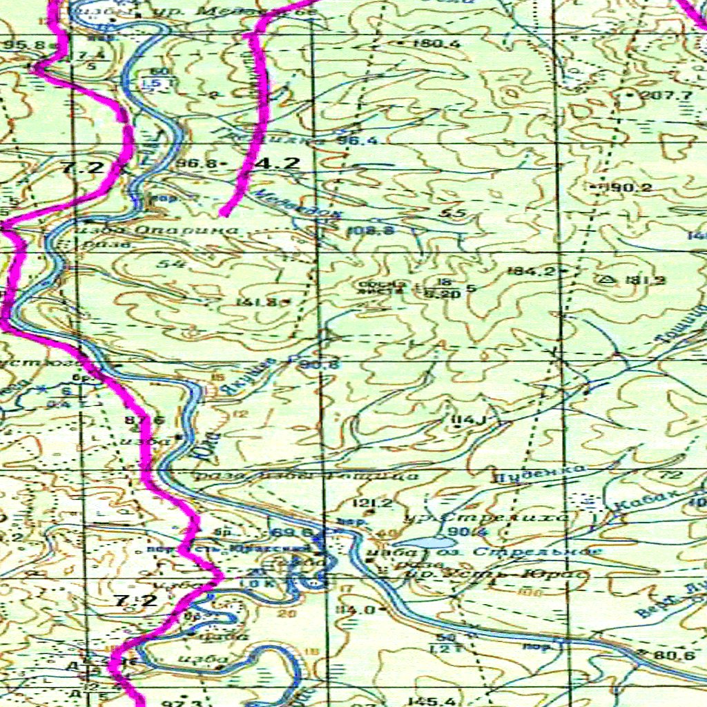 Soviet Genshtab Map - p38-017/018 - Russia by Avenza Systems Inc. | Avenza Maps
