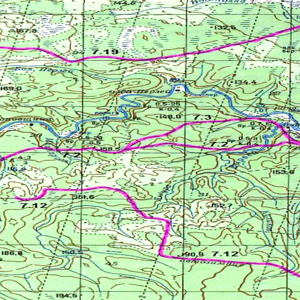Soviet Genshtab Map - p38-019/020 - Russia by Avenza Systems Inc. | Avenza Maps