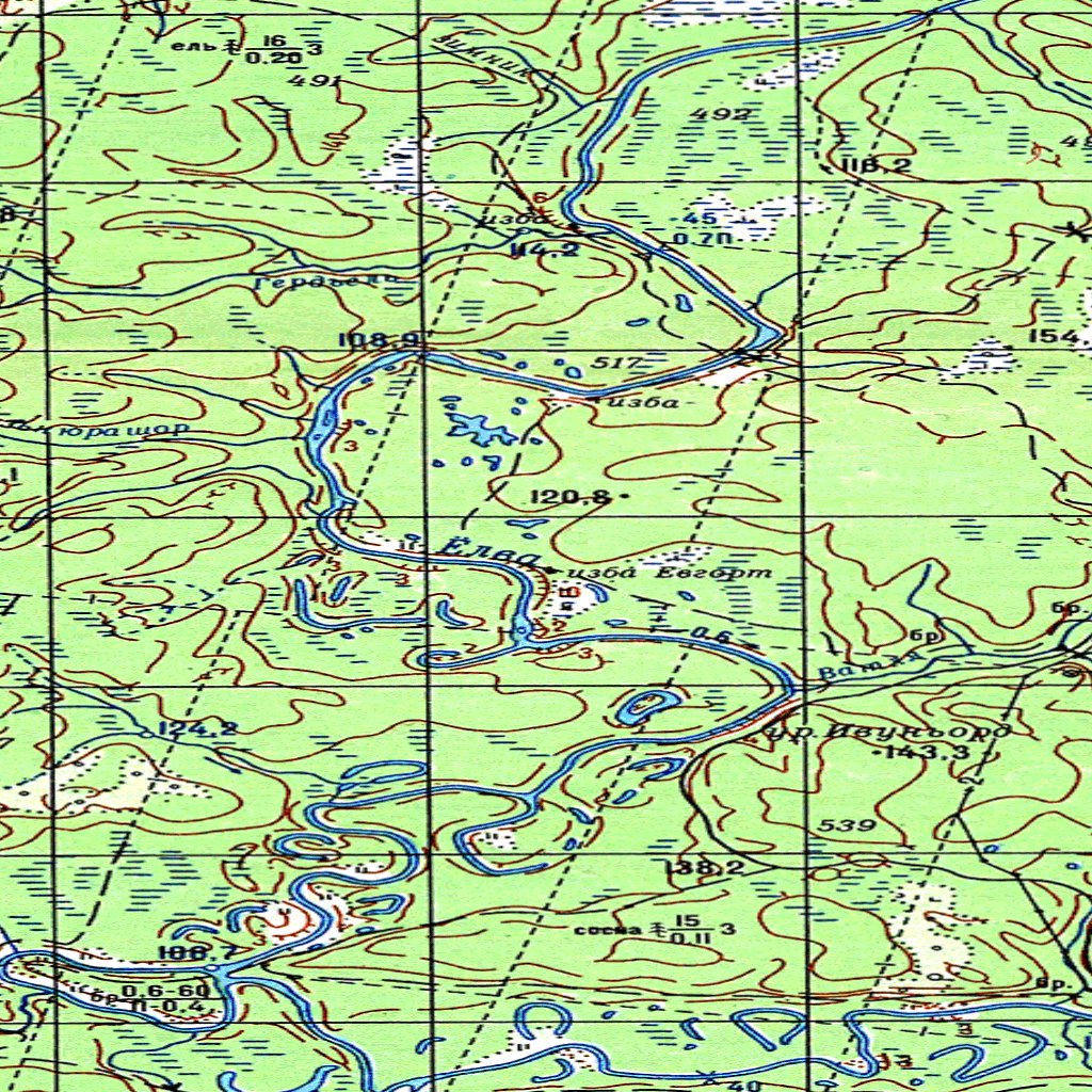 Soviet Genshtab Map - p39-017/018--(1988) - Russia by Avenza Systems Inc. | Avenza Maps
