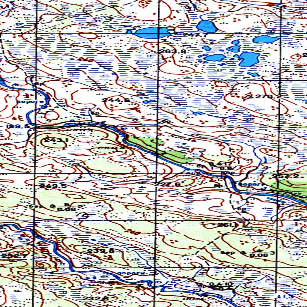 Soviet Genshtab Map - q37-019/020 - Russia by Avenza Systems Inc. | Avenza Maps