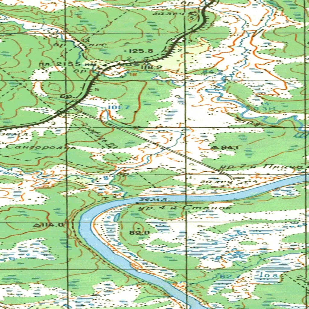 Soviet Genshtab Map - q41-041/042 - Russia by Avenza Systems Inc. | Avenza Maps
