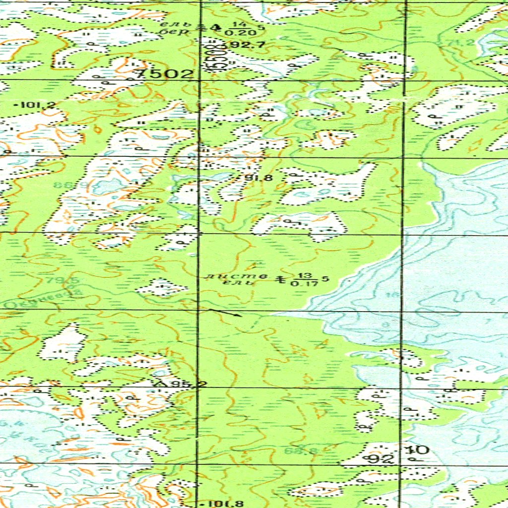 Soviet Genshtab Map - q45-019/020 - Russia by Avenza Systems Inc. | Avenza Maps