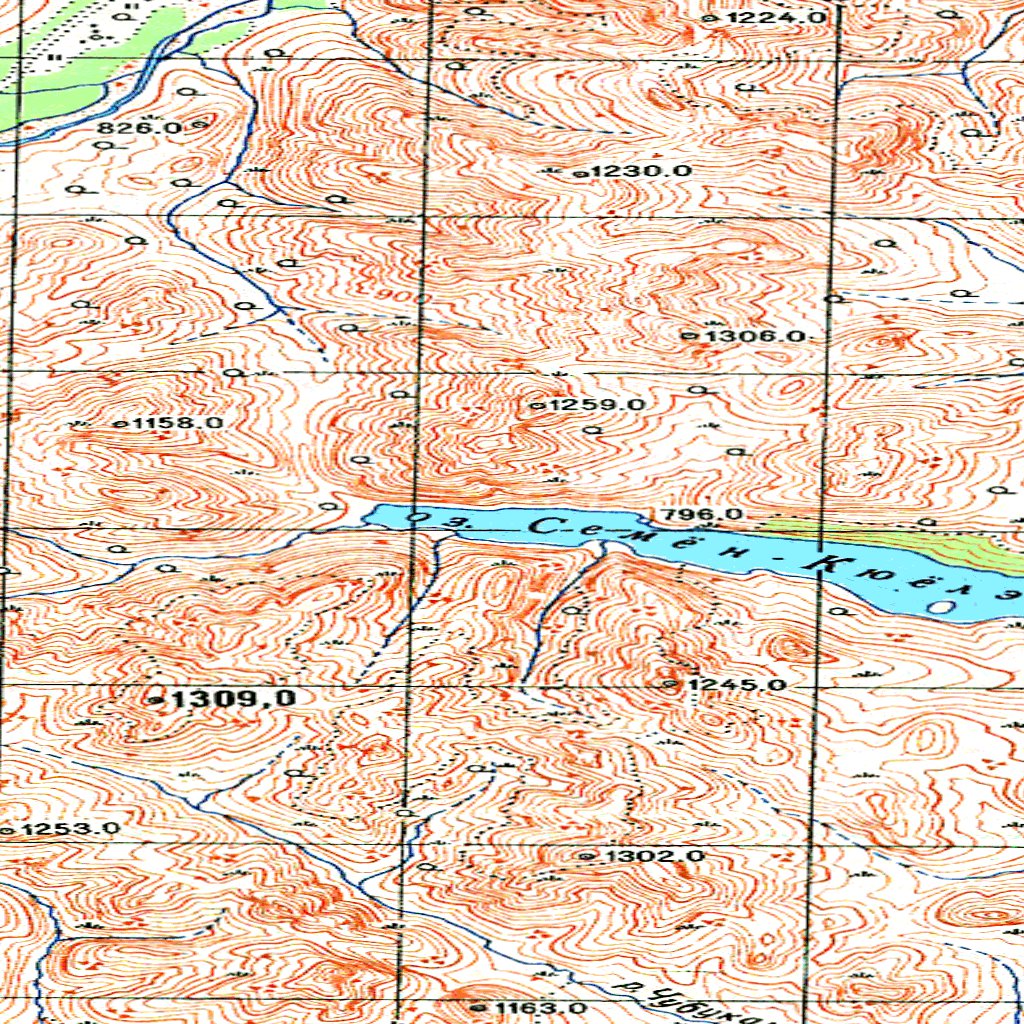 Soviet Genshtab Map - q52-019/020 - Russia by Avenza Systems Inc. | Avenza Maps