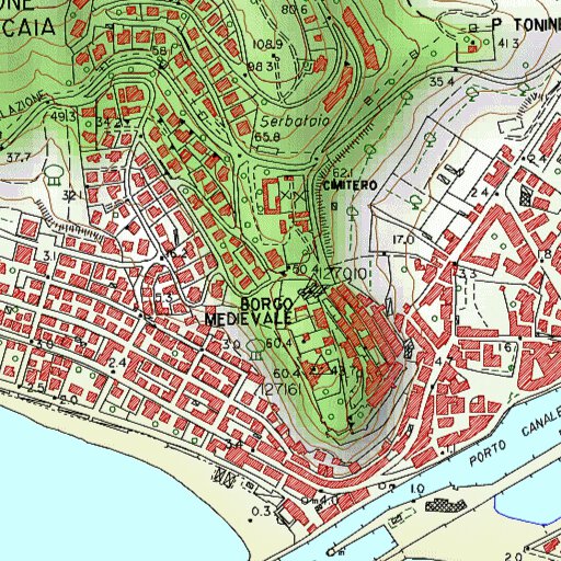 Castiglione Della Pescaia Maps