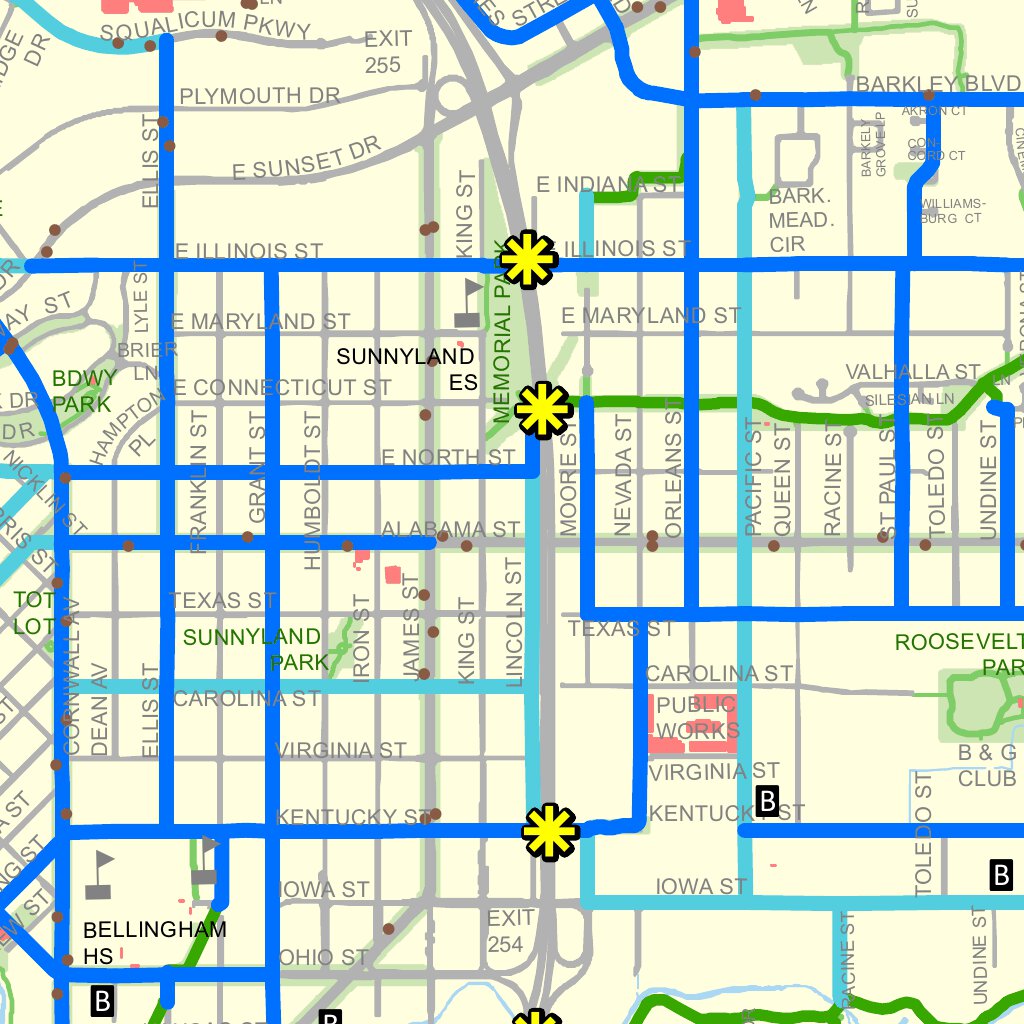 City of Bellingham Bike Map by City of Bellingham | Avenza Maps