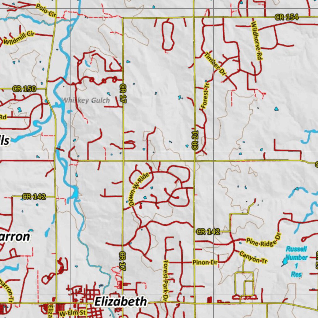 Colorado_Unit_105_Landownership Map by Colorado HuntData LLC | Avenza Maps