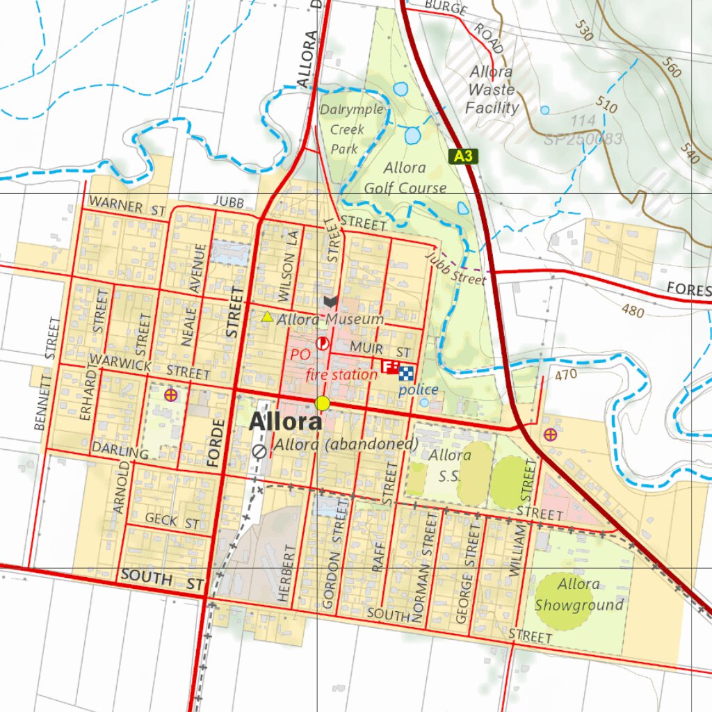 Allora (9241-11) Map by Department of Resources | Avenza Maps