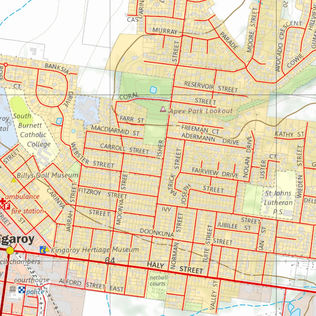 Kingaroy (9244-14) Map by Department of Resources | Avenza Maps
