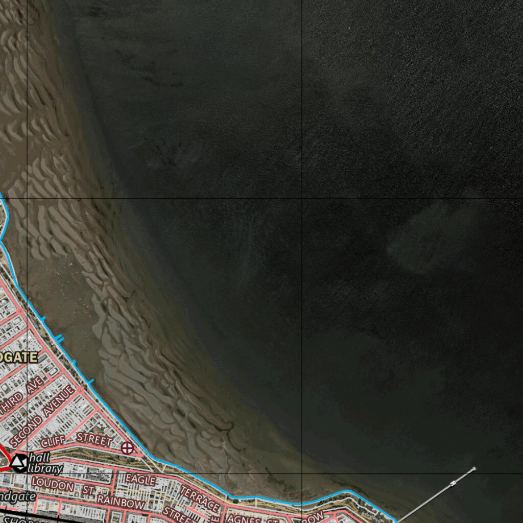 Sandgate (9543-34i) Map by Department of Resources | Avenza Maps