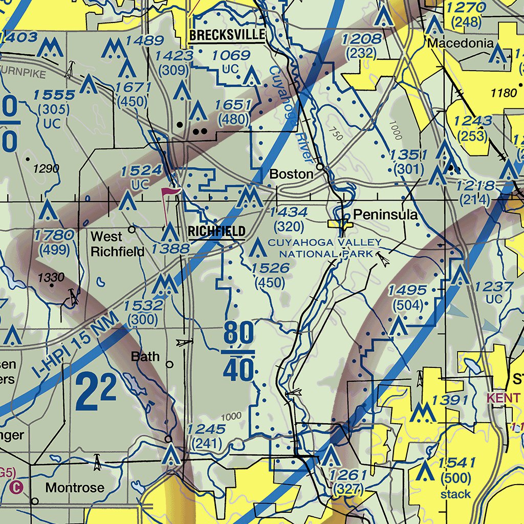 Cleveland TAC Map by FAA: Federal Aviation Administration | Avenza Maps