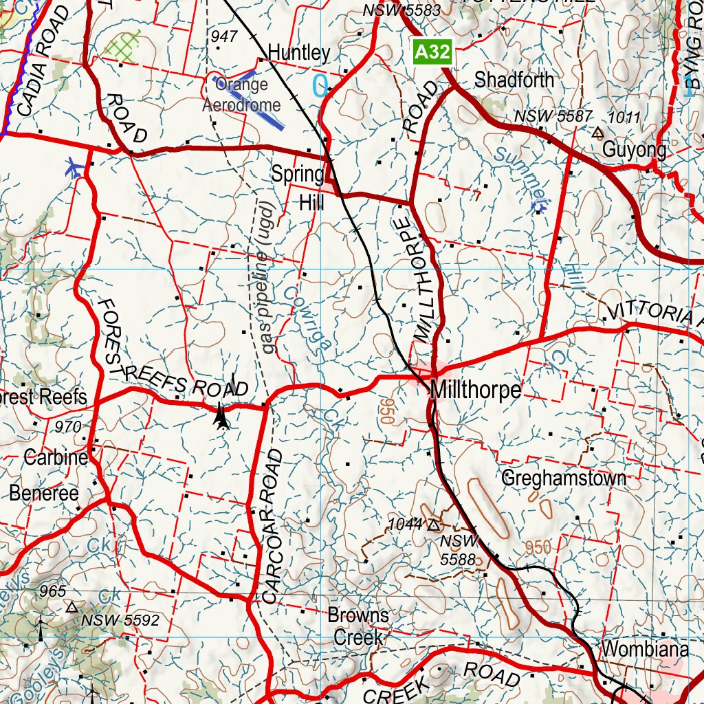 Bathurst I5508 Map by Geoscience Australia | Avenza Maps