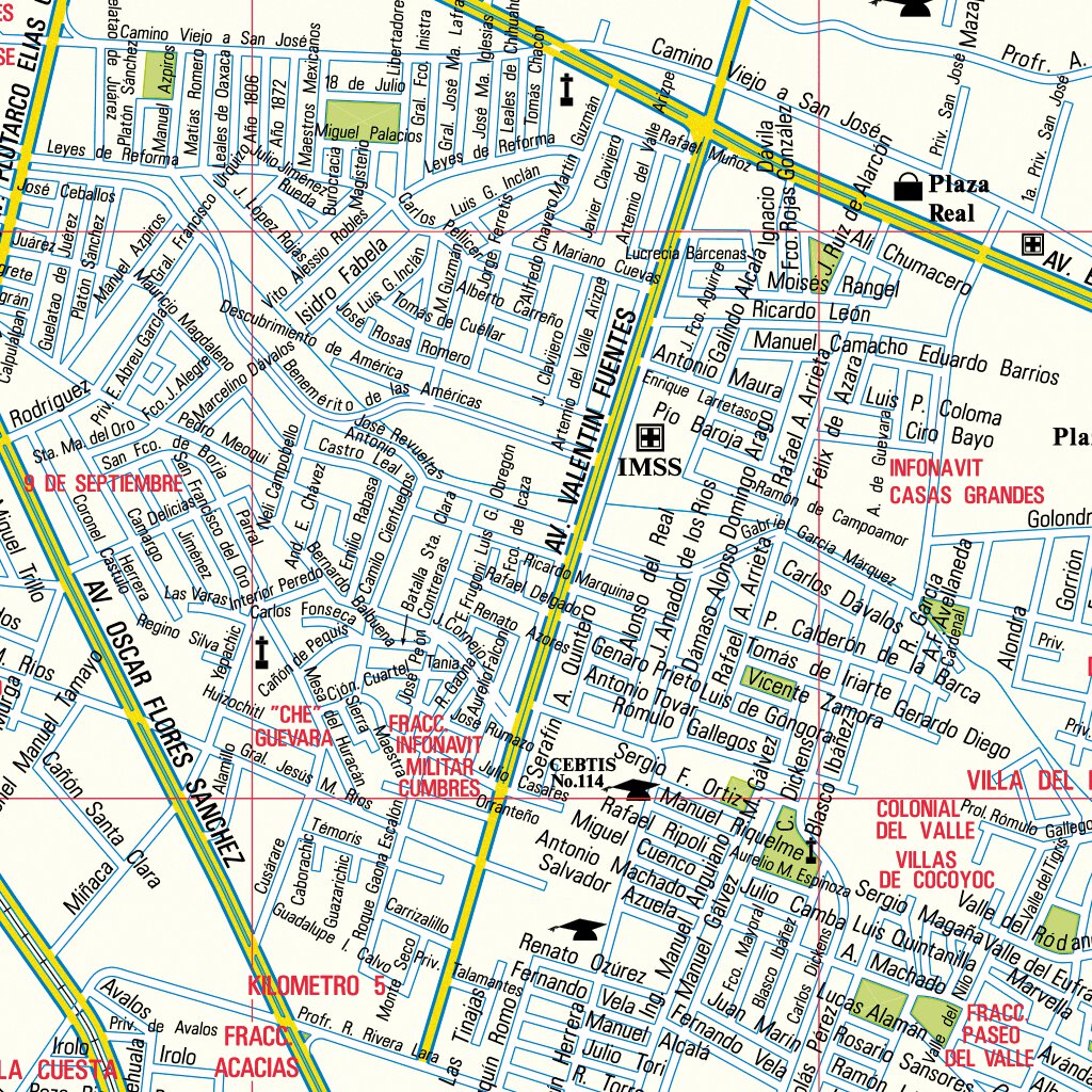 Ciudad Juárez Map by Guia Roji | Avenza Maps