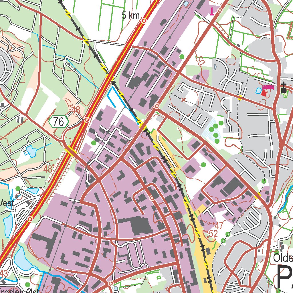 Padborg (1:50,000 scale) Map by Kortforsyningen | Avenza Maps